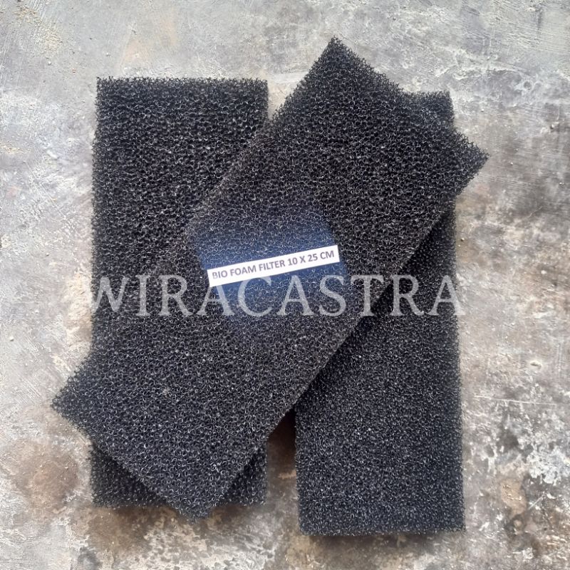 Jual WRC Bio foam media filter aquarium hitam 25×10cm | Shopee Indonesia