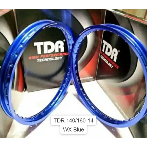 Jual VELG TDR RING 14 140/160 WX BLUE ORIGINAL | Shopee Indonesia