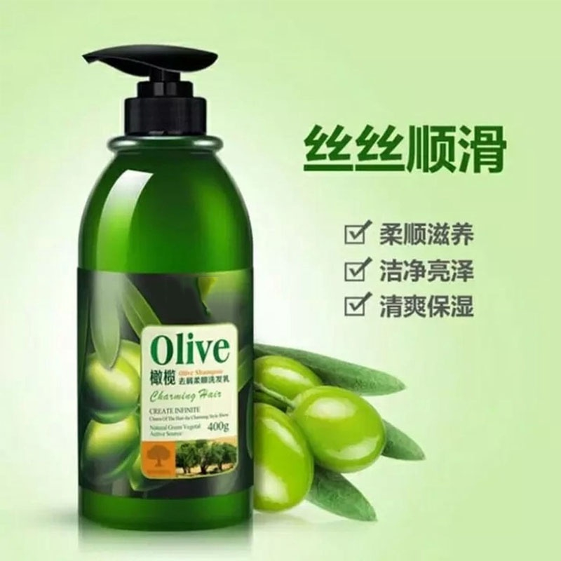 Jual [ BISA COD ] Shampoo Zaitun OLIVE Extract Hair Threatment Anti Ketombe Dandruff & Anti ...