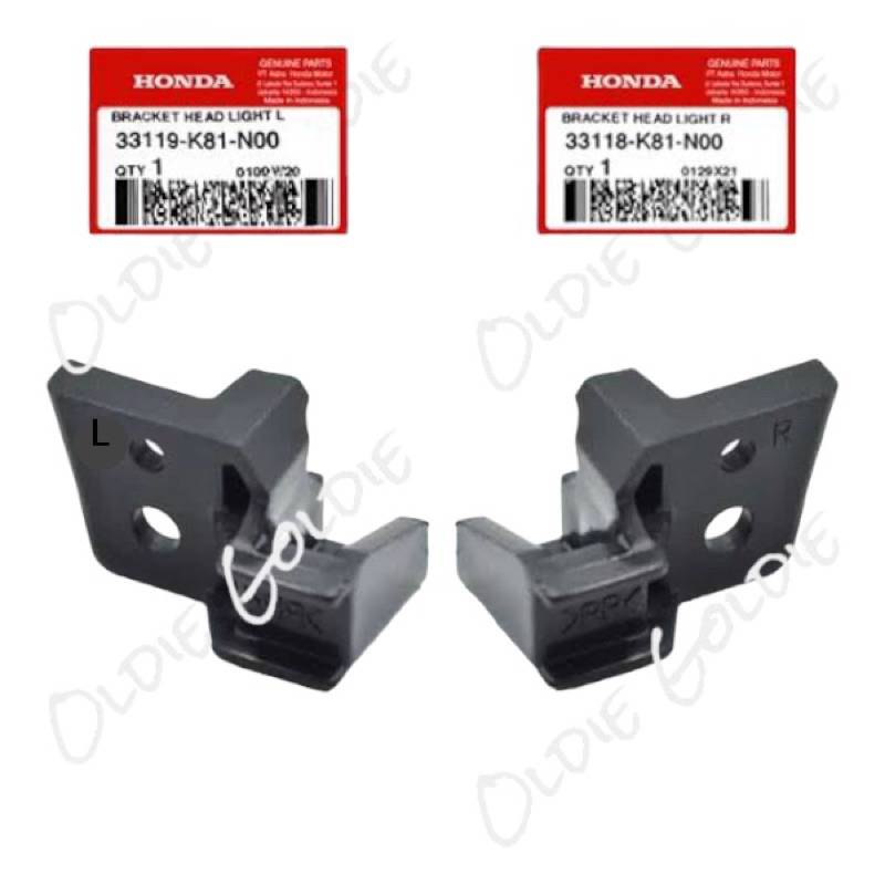 Jual 33118-K81-N00 33119-K81-N00 Bracket Breket Dudukan Lampu Depan ...