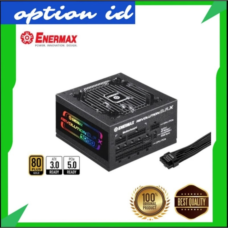 Jual Power Supply ENERMAX REVOLUTION DF X 1050 RGB | PSU 1050W 80+ Gold ...
