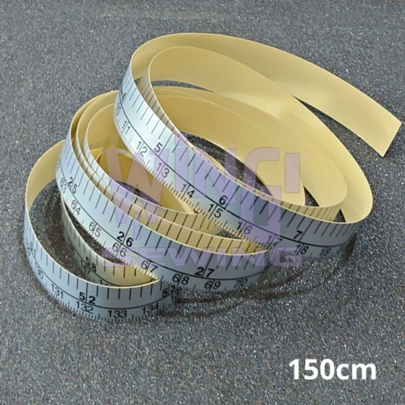 Jual Meteran Stiker Metric Penggaris Sticker Vinyl Plastik 150cm ...