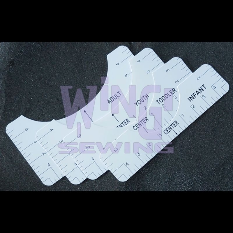 Jual Isi 4 Penggaris Pola Leher Alat Bantu Jahit Ukur Pola Leher ...