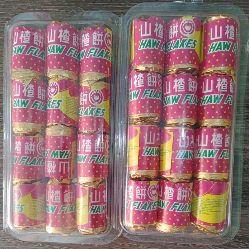 Jual Manisan Sanca Haw Flakes besar isi 12 ukuran jumbo / permen buah ...