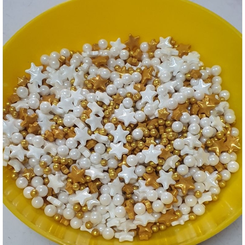 Jual mutiara sprinkle trimit topping hias kue cake | Shopee Indonesia