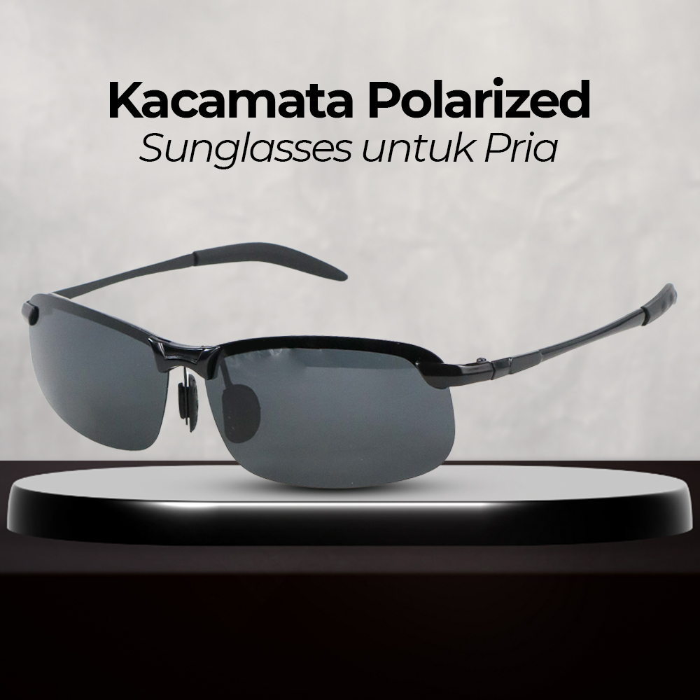 Jual peralatan fashion Kacamata fashion Polarized Sunglasses Anti-silau khusus Pria - 3403 ...