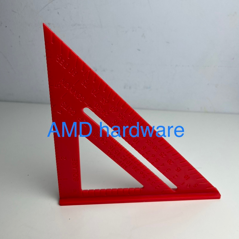 Jual PENGGARIS SEGITIGA SIKU TUKANG PLASTIK SPEED SQUARE PIVOT 7 inch ...