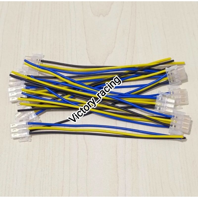 Jual soket socket tombol kaki 3 pin kabel Honda Suzuki klakson sein sen ...