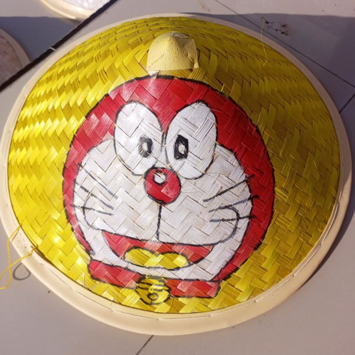 Jual Topi Caping Anak Petani - Caping Lukis Anak PAUD TK SD - Caping ...