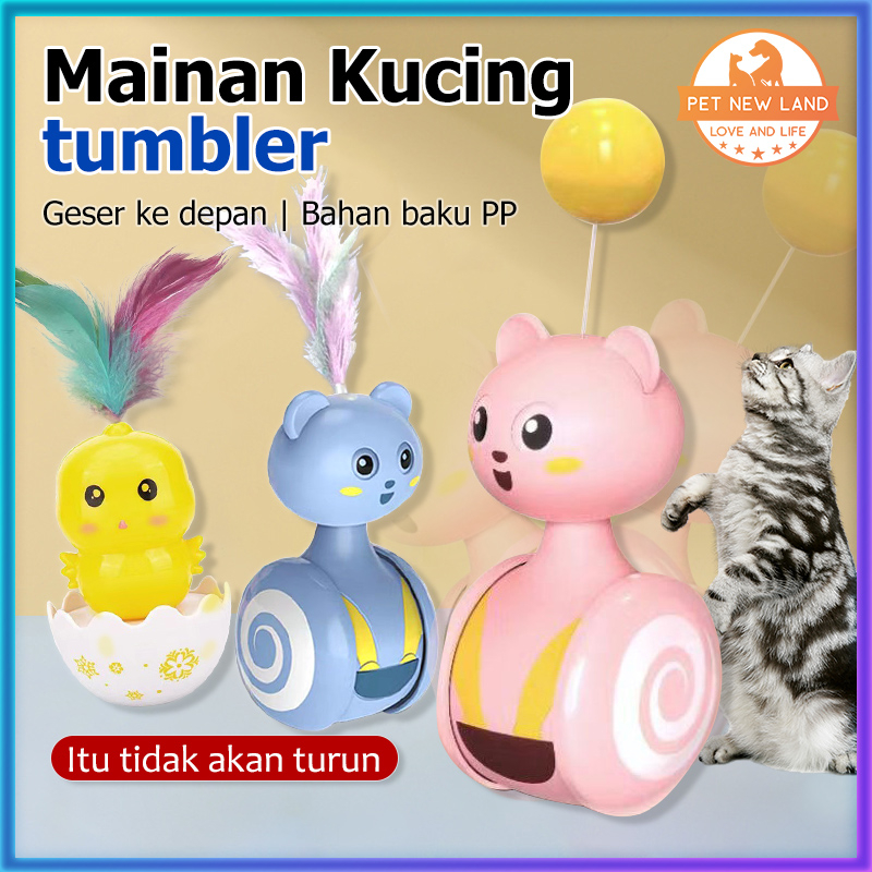 Jual Mainan kucing lucu baru bola menyenangkan Tumbler kucing menangkap ...