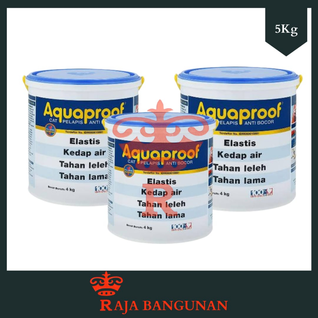 Jual Aquaproof Cat Dinding Tembok Pelapis Anti Bocor murah anti pudar ...