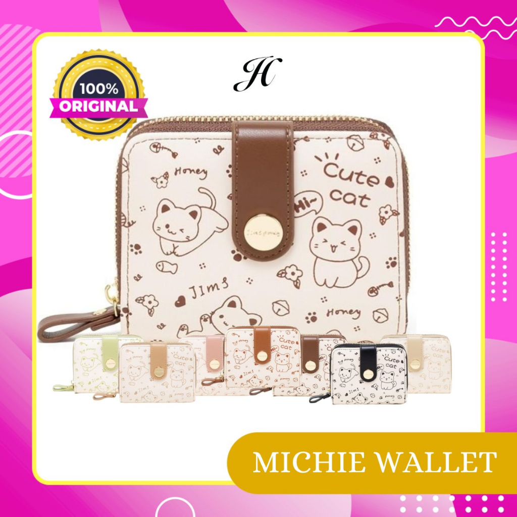 Jual Jims Honey Michie Wallet Dompet Kartu Kecil Lucu Wanita Terbaru ...