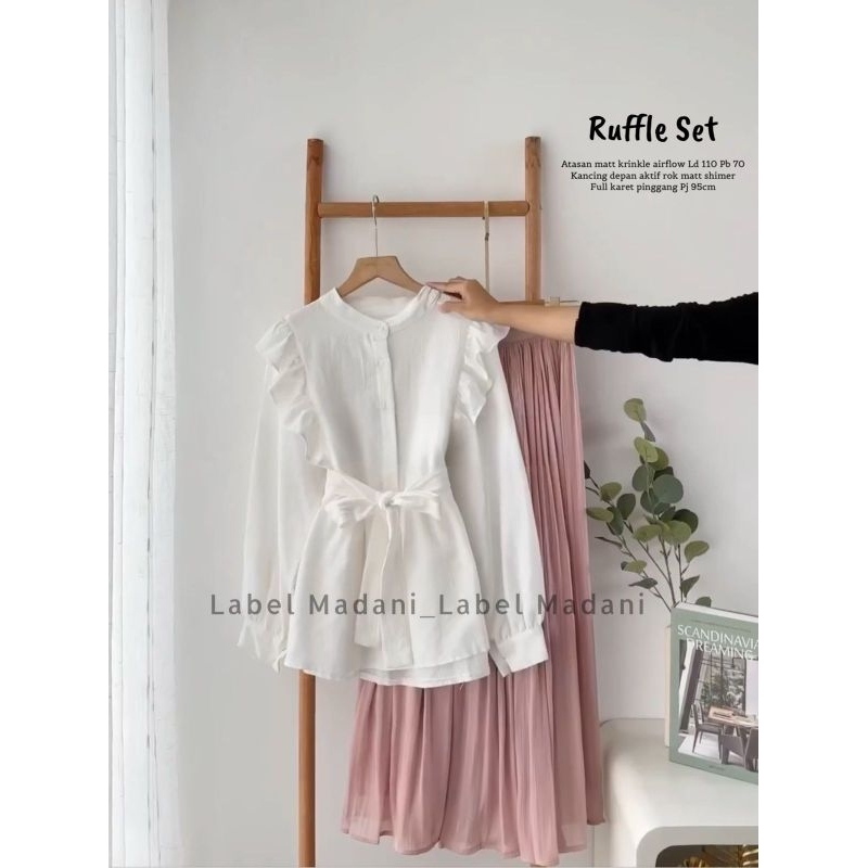 Jual RUFFLE SET KEKINIAN (LABEL MADANI) | Shopee Indonesia Jual RUFFLE SET KEKINIAN (LABEL MADANI) | Shopee Indonesia