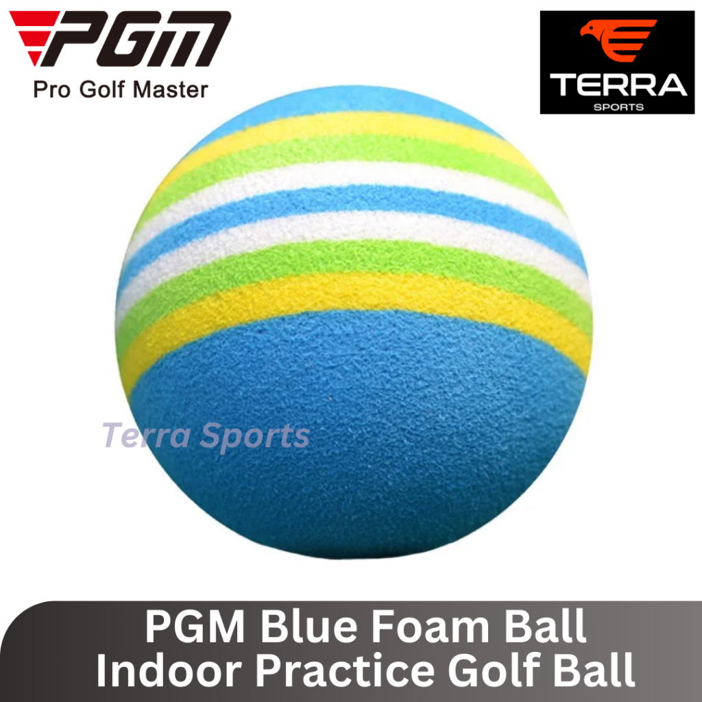 Jual PGM Indoor Practice PU Foam Golf Ball Blue Foam Golf Ball Spons ...