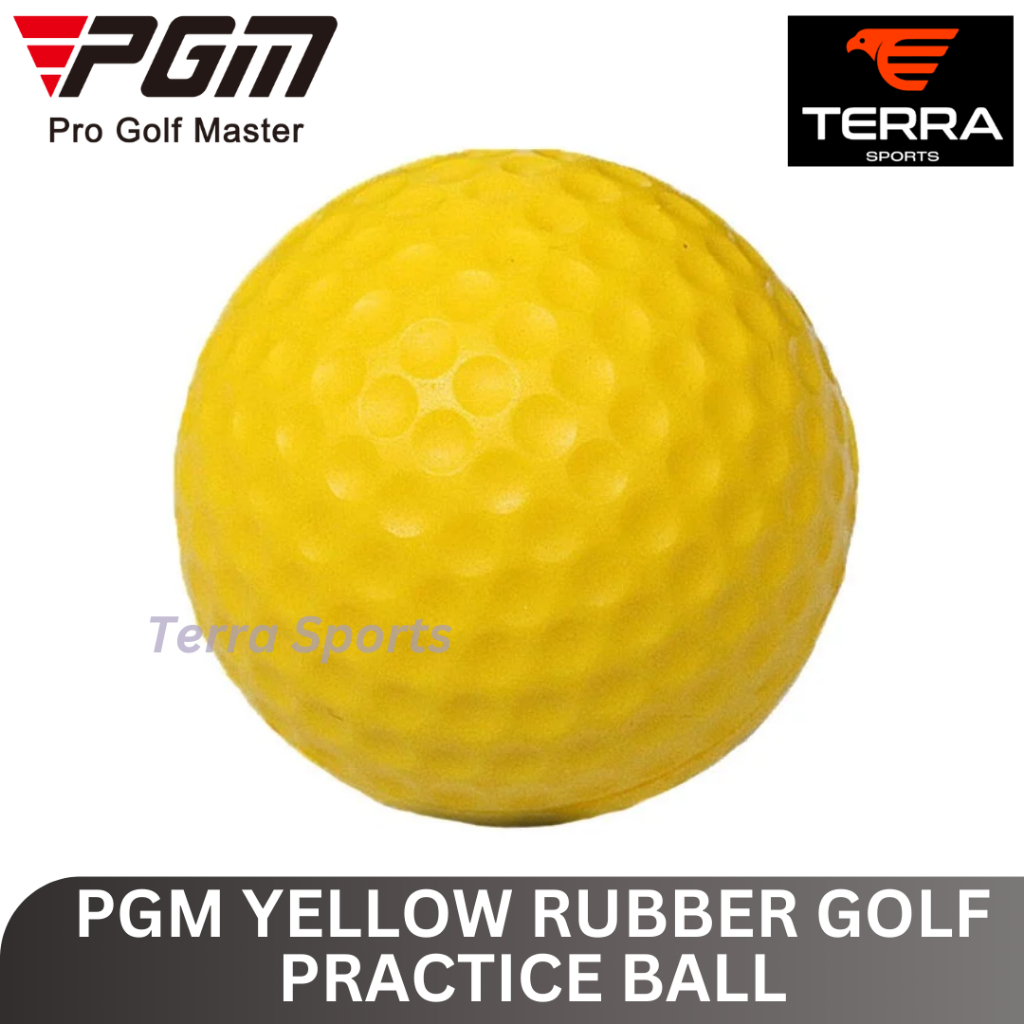 Jual PGM Yellow Rubber Golf Sponge Indoor Practice Ball Training Golf ...