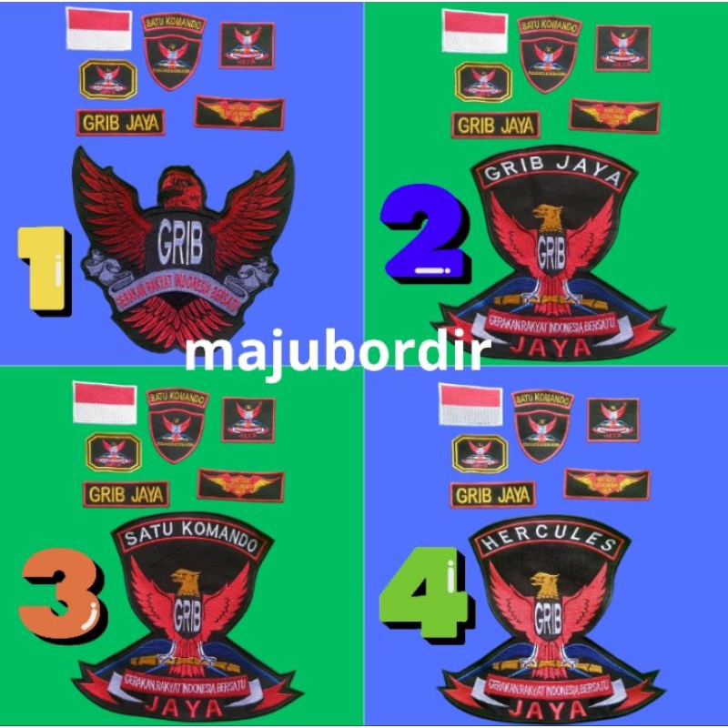 Jual Logo Grib Bordir Komputer | Shopee Indonesia