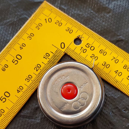 Jual Meteran Bulat Stainless / Meteran Stainless / Meteran Jengkol 2M ...