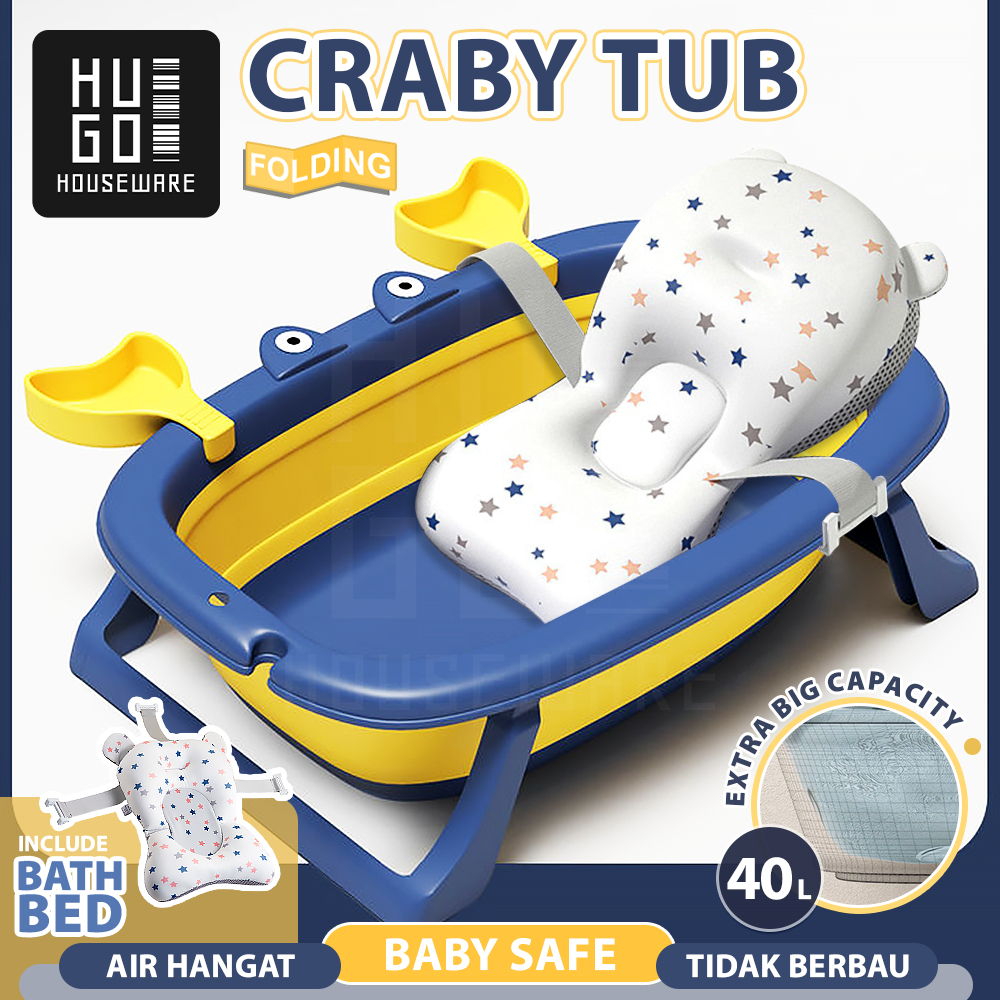 Jual HUGO Tempat Mandi Bayi Portable / Bak Mandi Bayi Lipat Serbaguna ...
