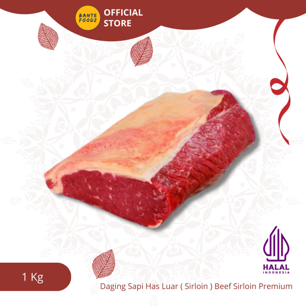Jual Daging Sapi Has Luar ( Sirloin ) Beef Sirloin Premium 1Kg | Shopee ...