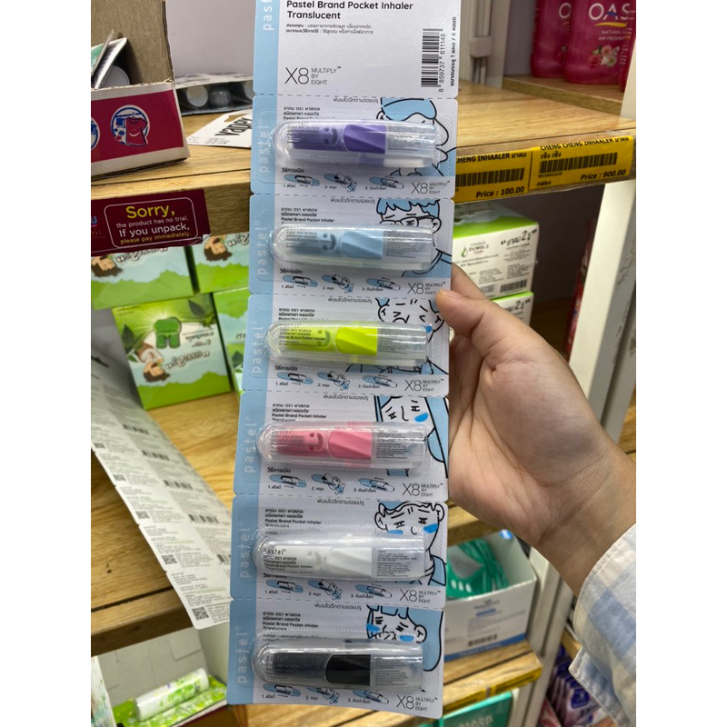 Jual Inhaler Pastel Transparan & Peppermint Field (ORI) | Shopee Indonesia