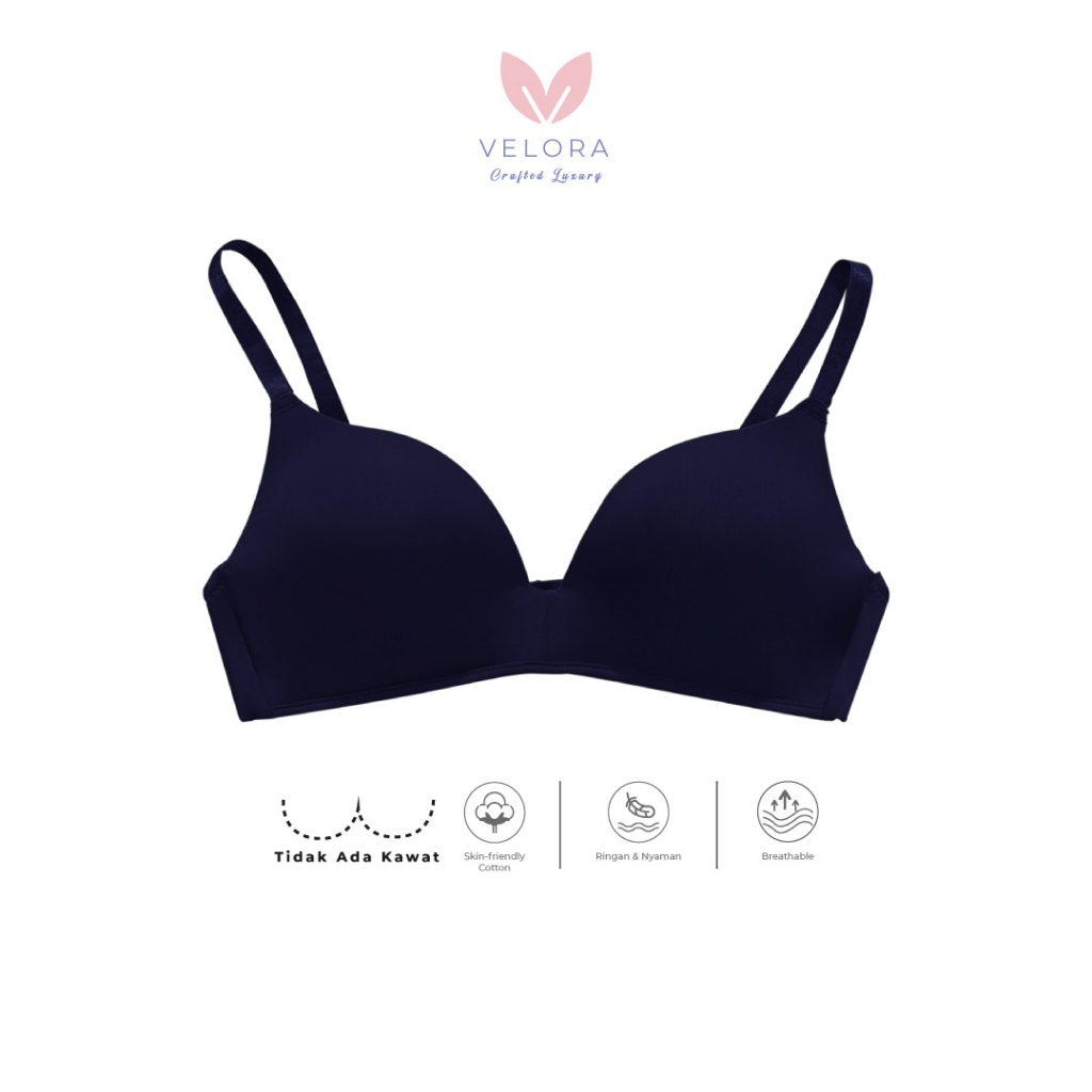 Jual Velora - Bra Tanpa Kawat | Seamless Bra | Sport Bra | Push Up Bra ...