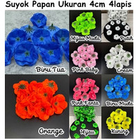 Jual Bunga Suyok ukuran 4cm 4 lapis Papan Dekorasi | Shopee Indonesia