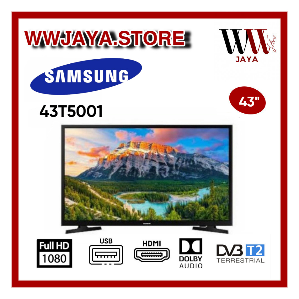 Jual TV LED Samsung 43T5001 LED Samsung 43 Inch Digital TV | Shopee Indonesia