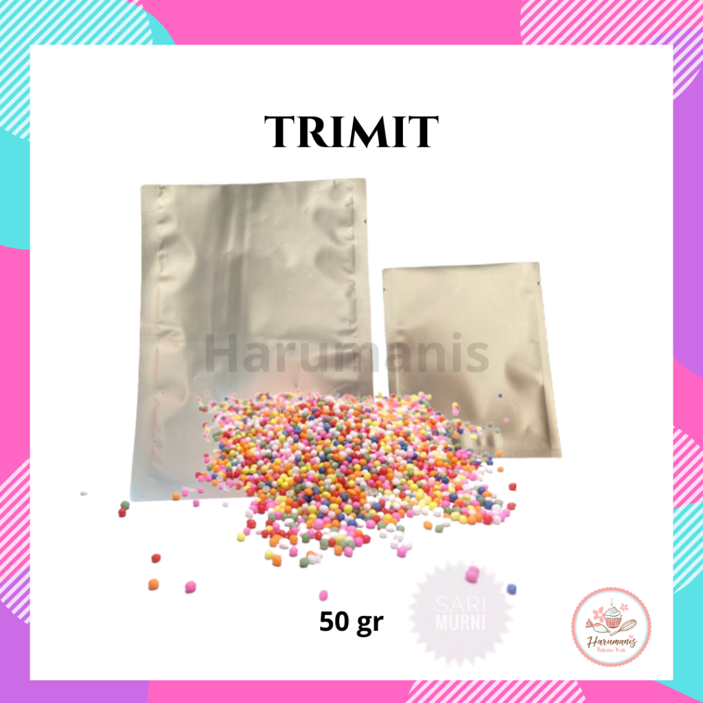 Jual Edible Trimit Sprinkle Spikel Hiasan Kue 50 gr | Shopee Indonesia