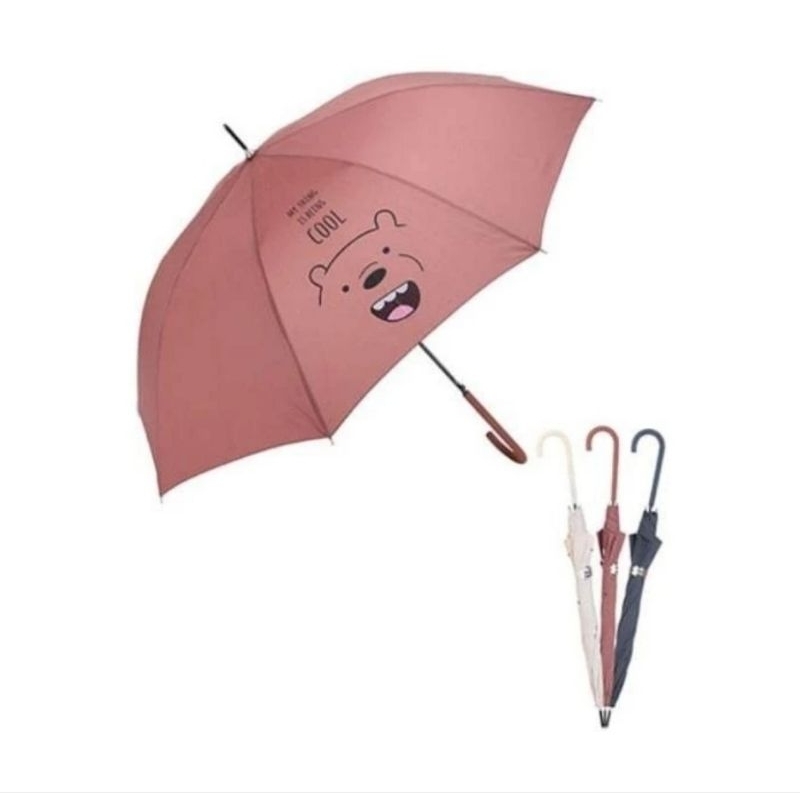 Jual MINISO Payung We Bare Bears - We Bare Bears Sunscreen Umbrella ...