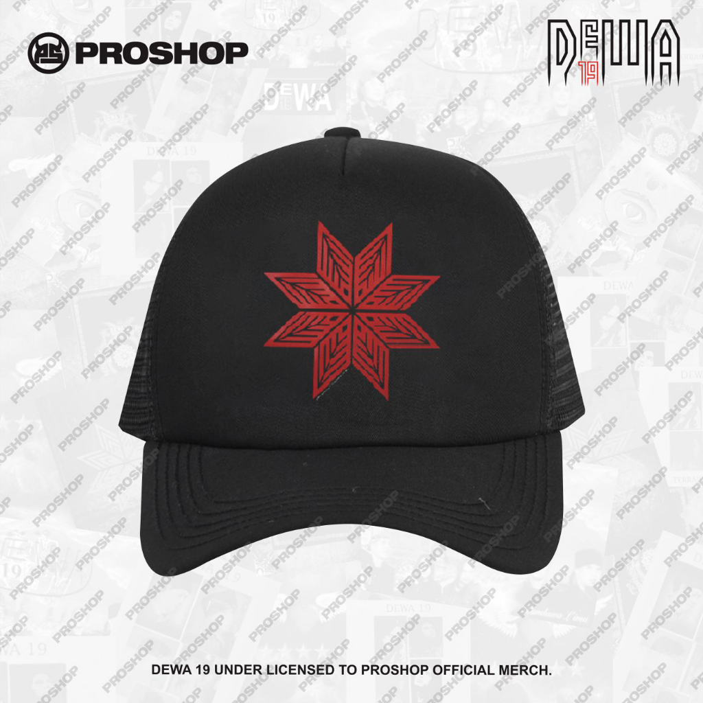 Jual Proshop | Dewa 19 Laskar Red | Topi Pria TOPI distro | Hitam ...