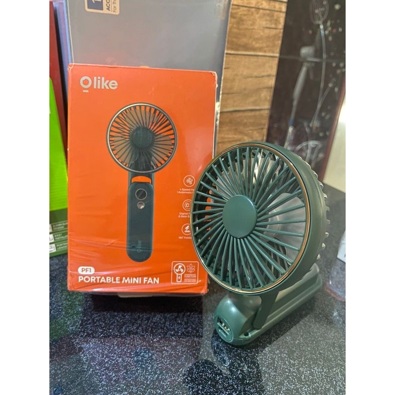 Jual Olike PF1 Kipas Angin Lipat Portable Multifungsi 2 in 1 Mini Fan ...