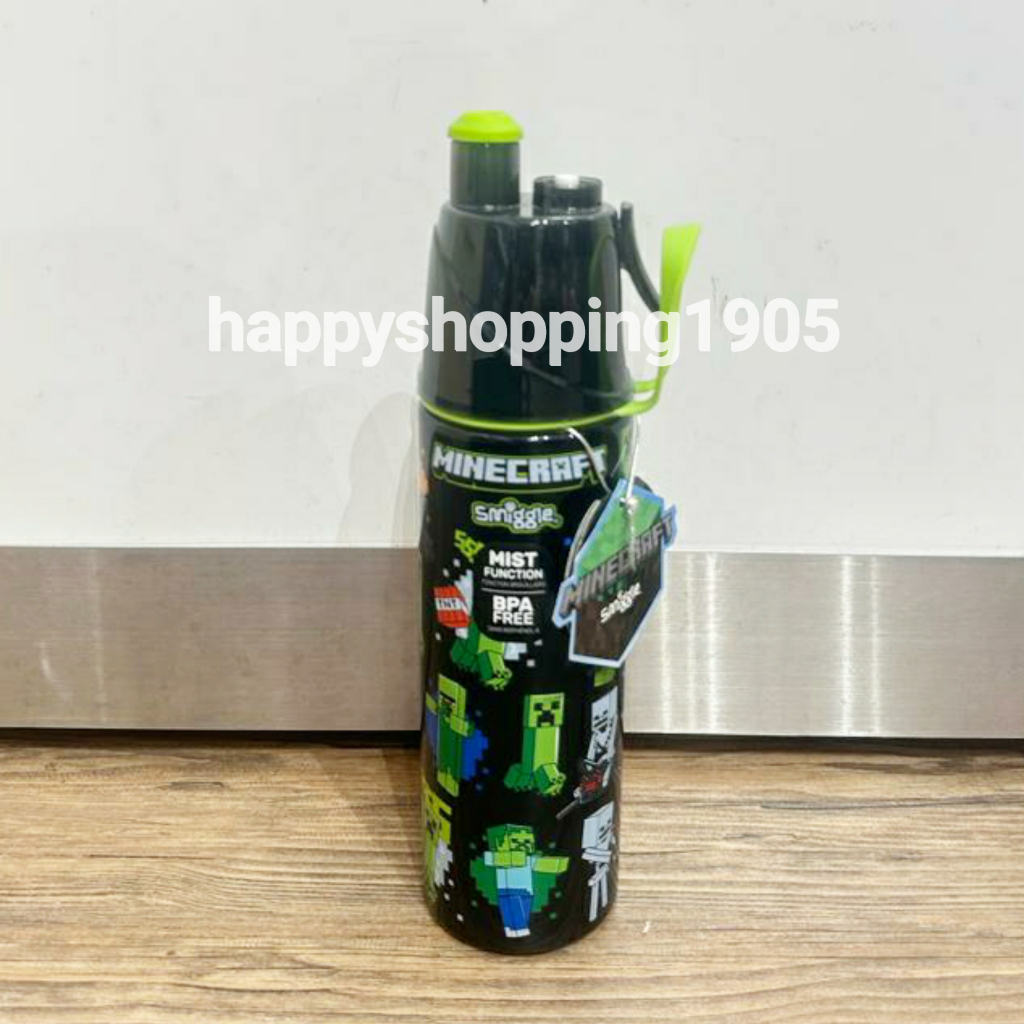 Jual SMIGGLE MINECRAFT TERMOS SPRITZ BOTTLE - TERMOS SMIGGLE 500ML ...