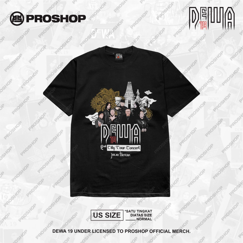 Jual Proshop | 2nd City Dewa 19 Tshirt | Kaos Pria Kaos Distro | Hitam ...
