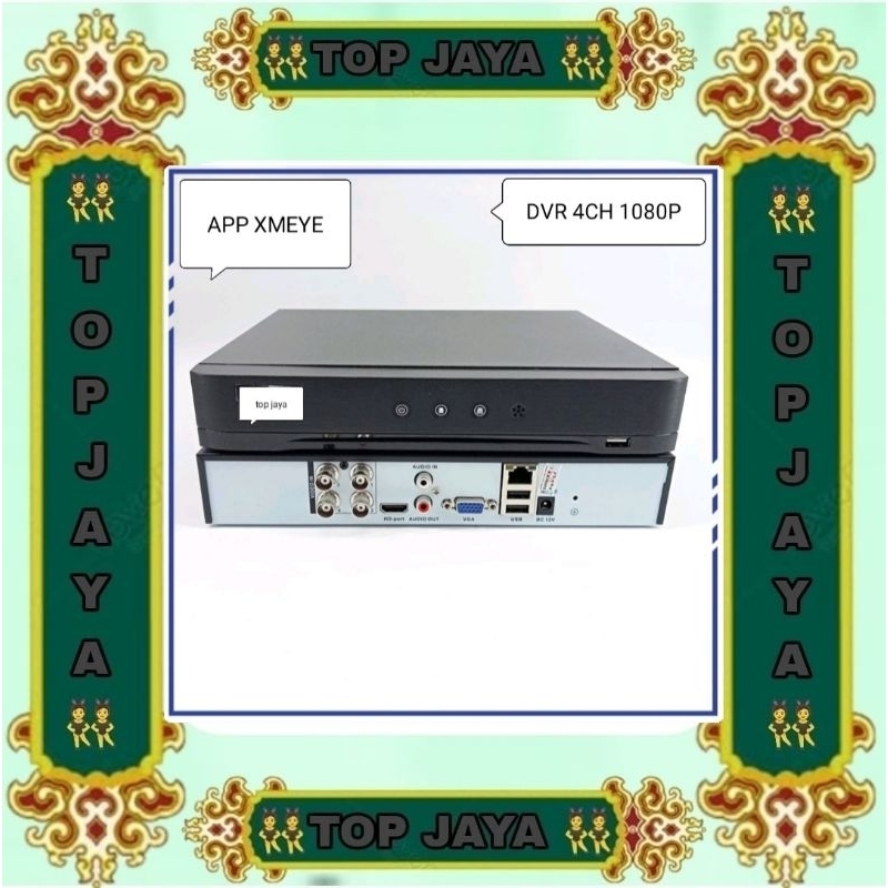 Jual KAMERA DVR 4CH FULL HD XMEYE Hybrid 5 In 1 Support Cam AHD TVI IP CV ANALOG | Shopee Indonesia