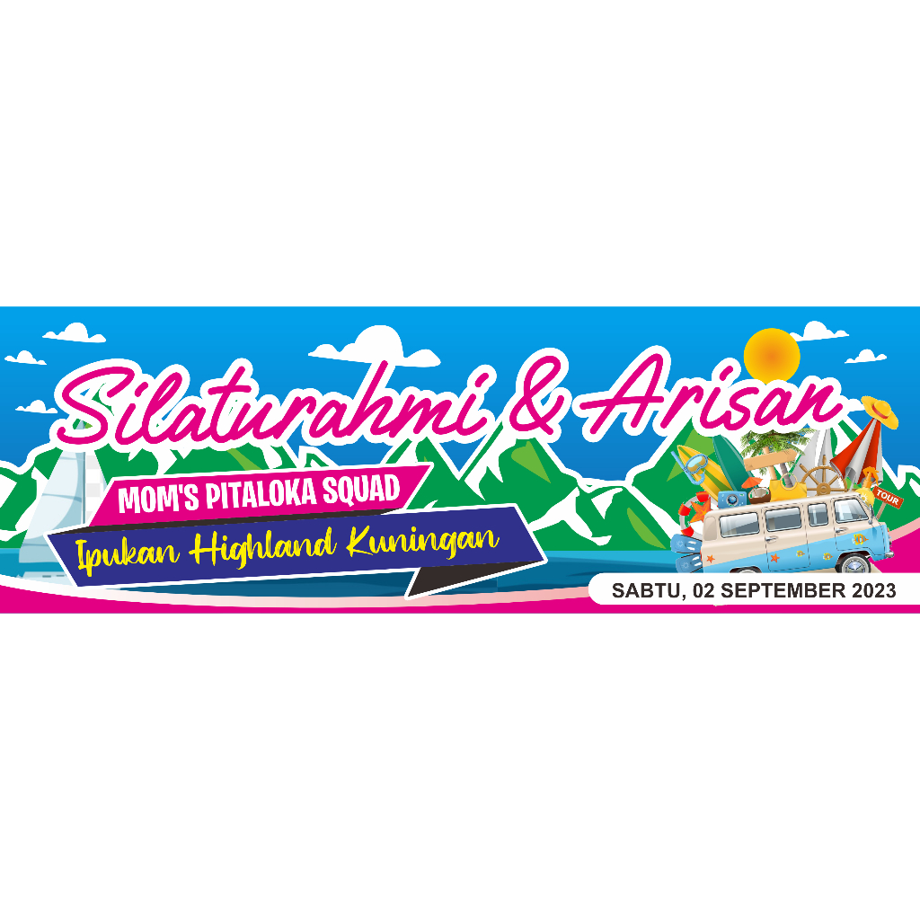 Jual Spanduk Rekreasi / Study Tour | Shopee Indonesia