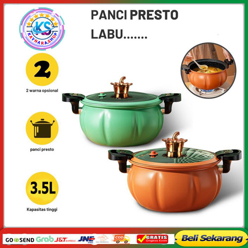 Jual Panci Presto Labu 24Cm 3.5L Anti Lengket Kekinian New Model Presto ...