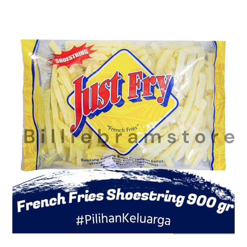 Jual Just fry Kentang Goreng / Shoestring French Fries 450 gr dan 900gr ...