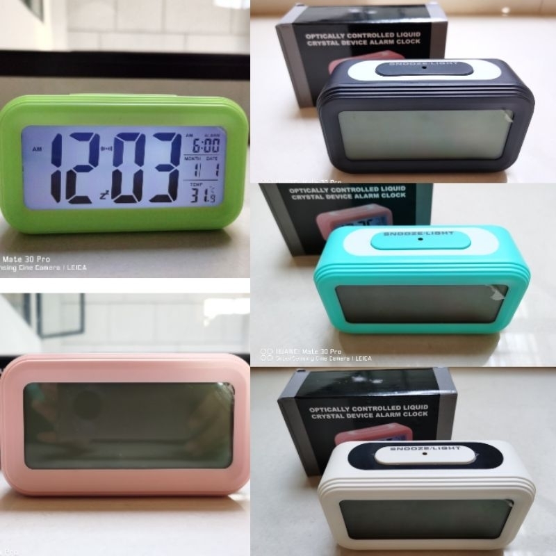 Jual Jam Meja Digital / Smart Digital Clock 1019 / Jam Weker | Shopee ...