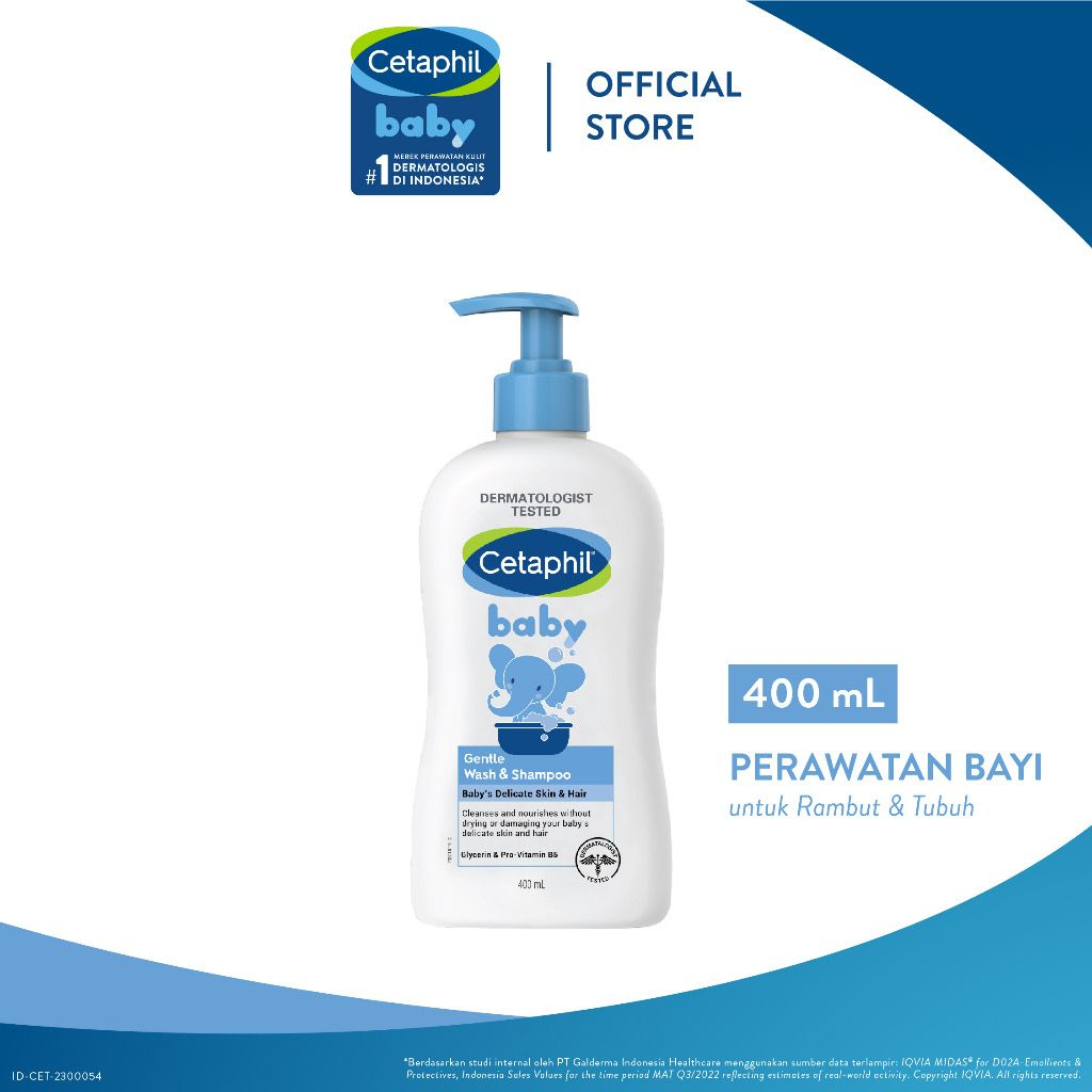 Jual CETAPHIL Baby Gentle Wash & Shampoo with Glycerin & Panthenol ...