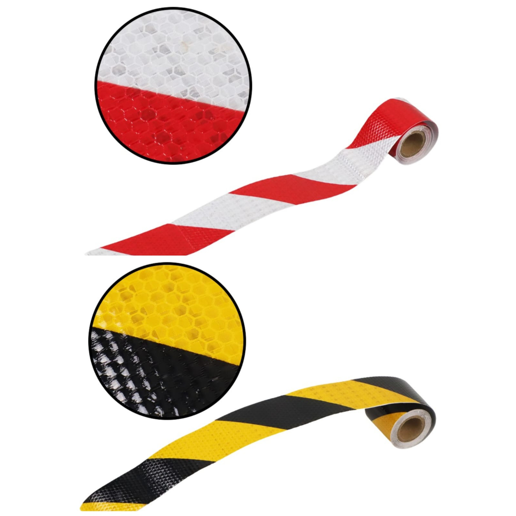 Jual Stker Barricade Tape 5cm x 3m / Reflective Sticker Warning 5cm x ...