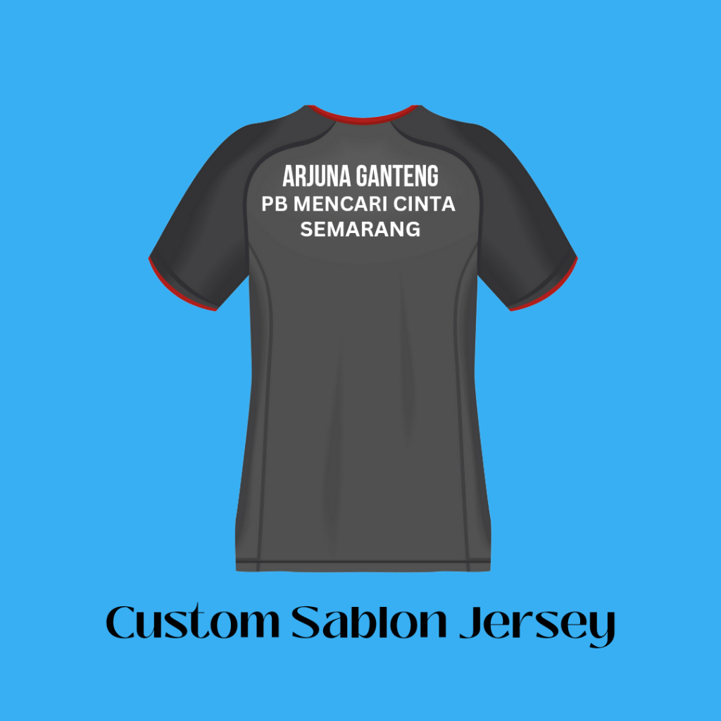 Jual Custom Sablon Kaos/Jersey Sablon Polyflex Berkualitas | Shopee ...