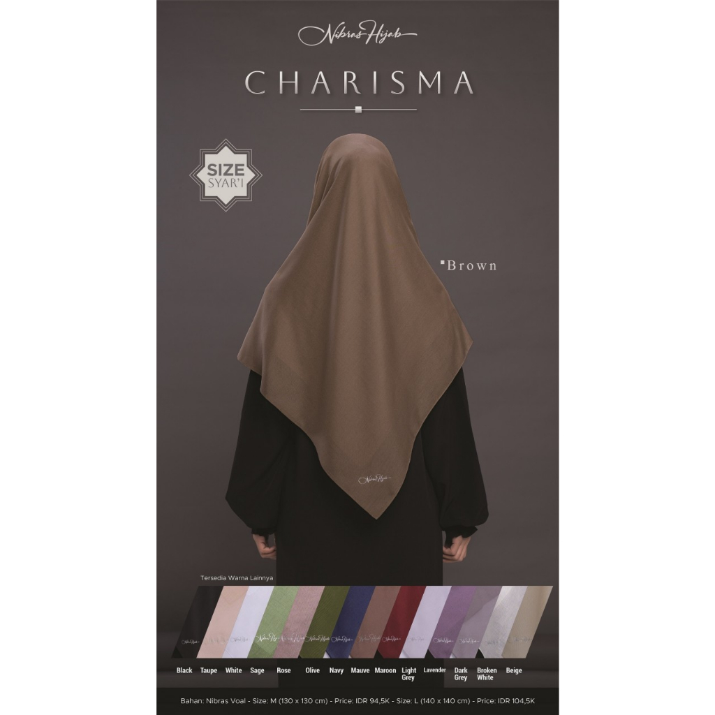 Jual Nibras Hijab Charisma / Hijab Voal Terbaru / Hijab Syari | Shopee Indonesia