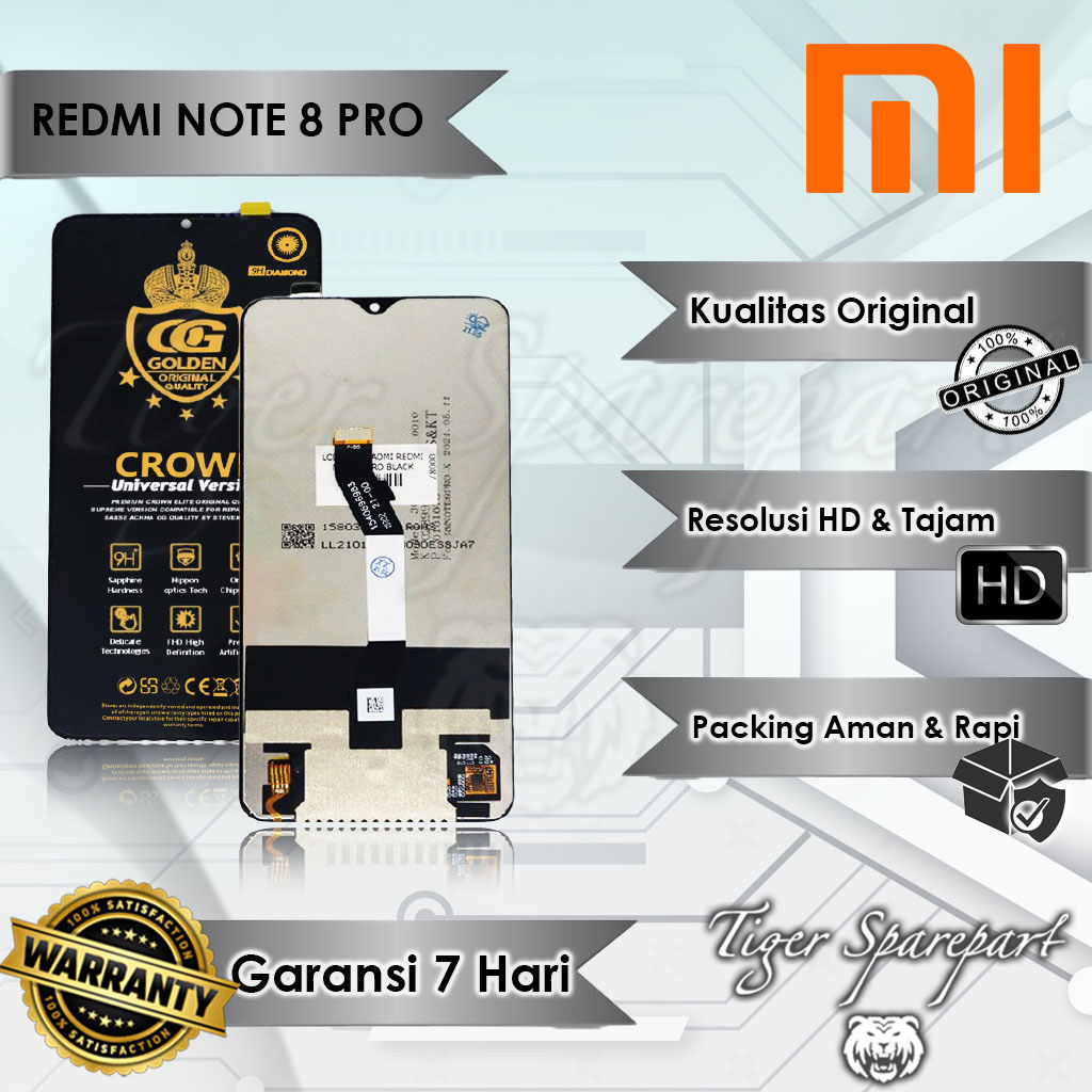 Jual LCD TOUCHSCREEN XIAOMI REDMI NOTE 8 PRO FULLSET | Shopee Indonesia