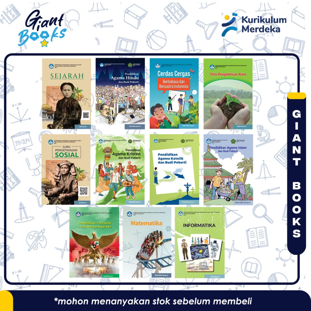 Jual GIANT Books – (KURIKULUM TERBARU) Buku Siswa / Buku Teks HET Kurmer Sekolah SMA Kelas 10 ...
