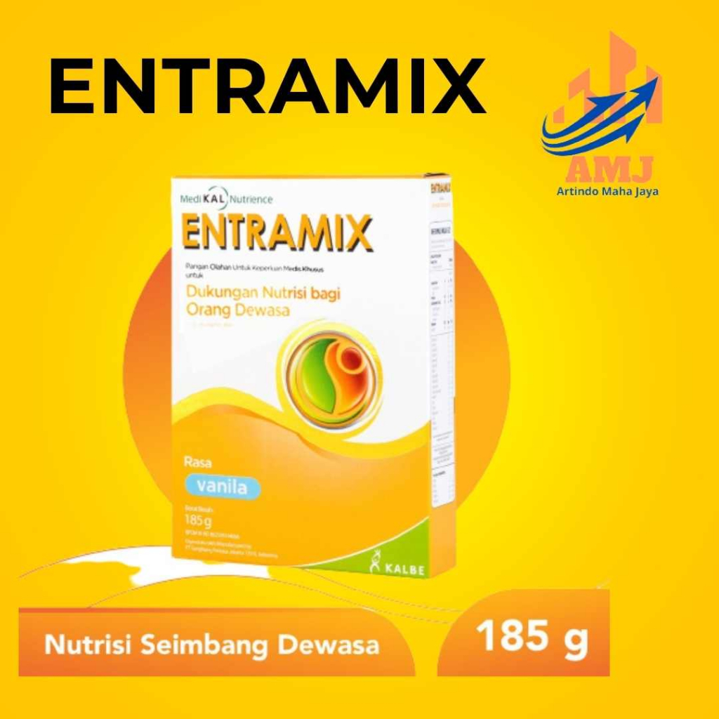 Jual ENTRAMIX - VANILA DAN COKELAT - NUTRISI MAKANAN DIET LANSIA TINGGI ...