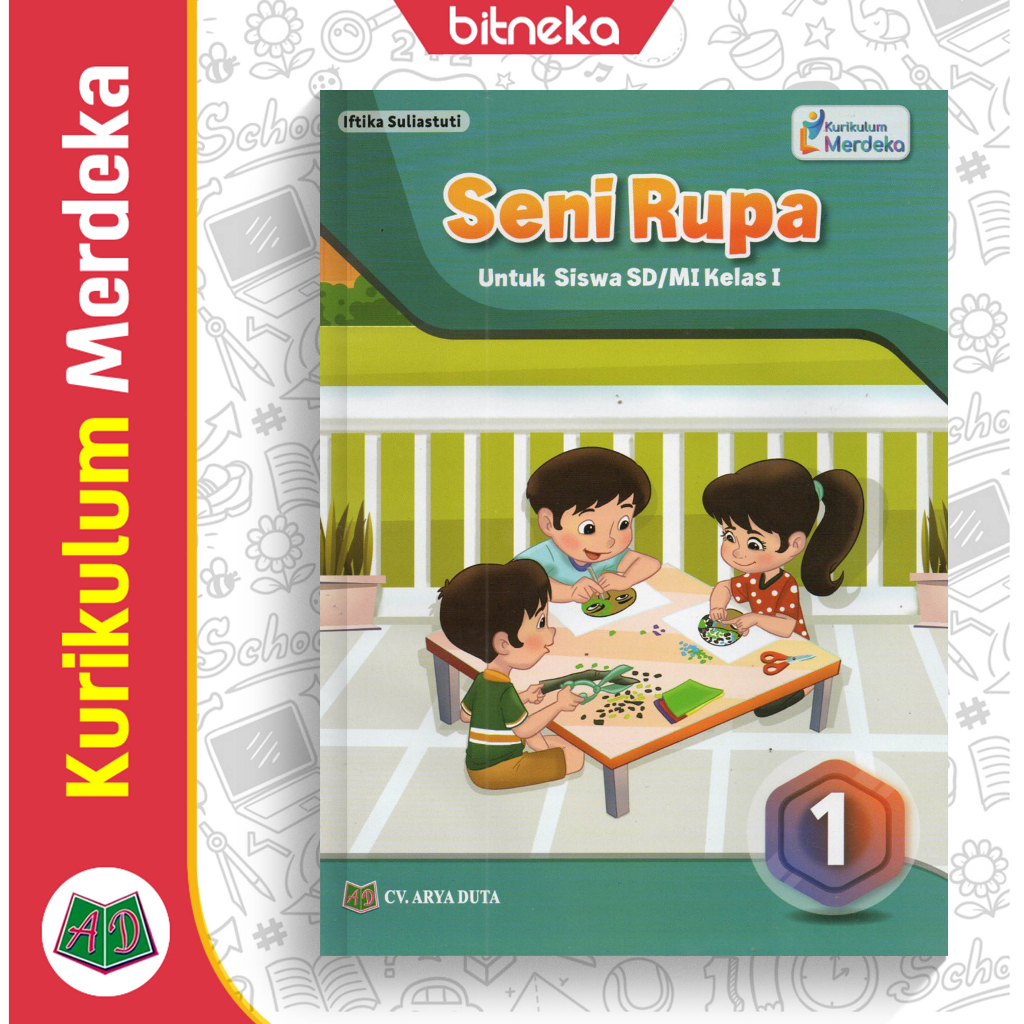 Jual Buku Siswa Seni Rupa Sd Mi Kelas 1 Kurikulum Merdeka Kurmer Arya