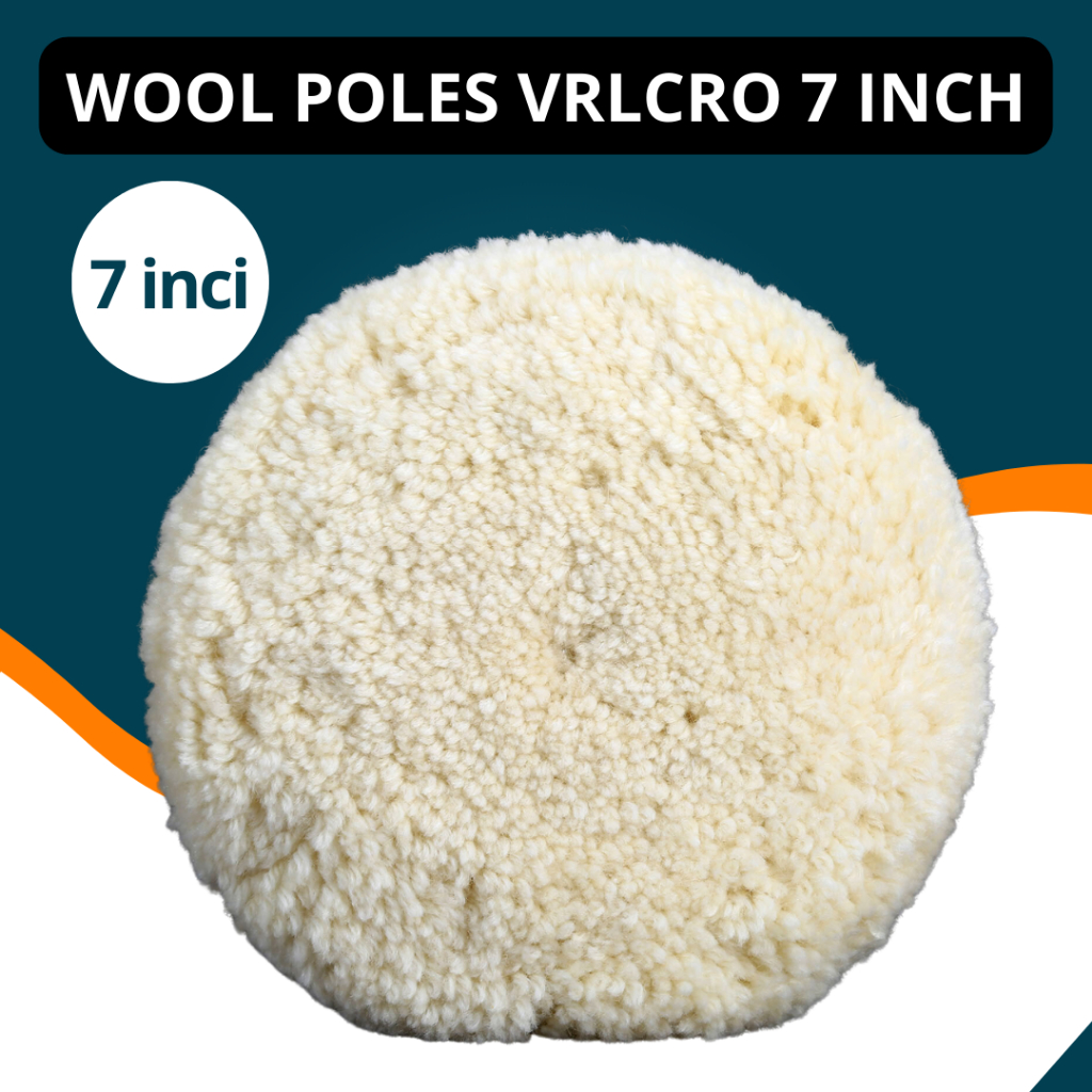 Jual Woll Bulu Poles 7Inch Woll Mesin Poles 180mm Woll Finishing Poles ...