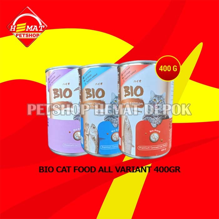Jual Makanan Basah Kucing Bio Cat Kaleng Can Cat Wet Food 400gr ...