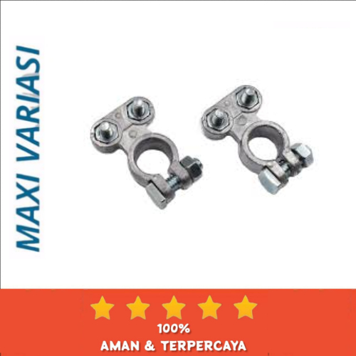 Jual 2 Pcs Klem Terminal Kepala Aki Besar Klem Kuningan Timah Terminal ...