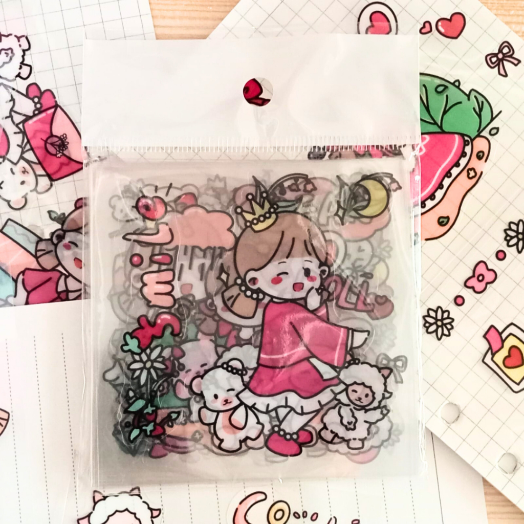 Jual Stiker 2D Tempel Lucu 1 Pak Isi 25 Lembar Anti Air Planner ...
